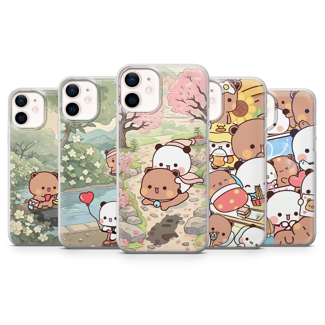 Bubu and Dudu Phone Case Kawaii Bear Cover for iPhone 17 Pro Max, 16 ...