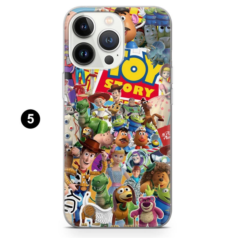 Toy Story Phone Case Pixar Cartoon Cover for iPhone 17 Pro Max, 16, 15 ...