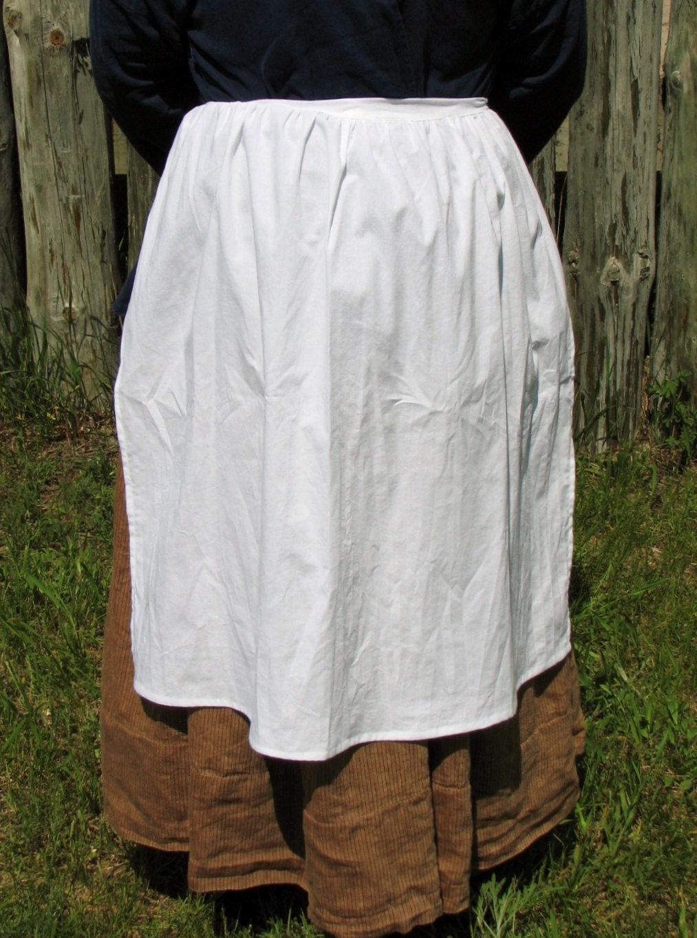 Woman's Colored Cotton Apron Colonial | Etsy