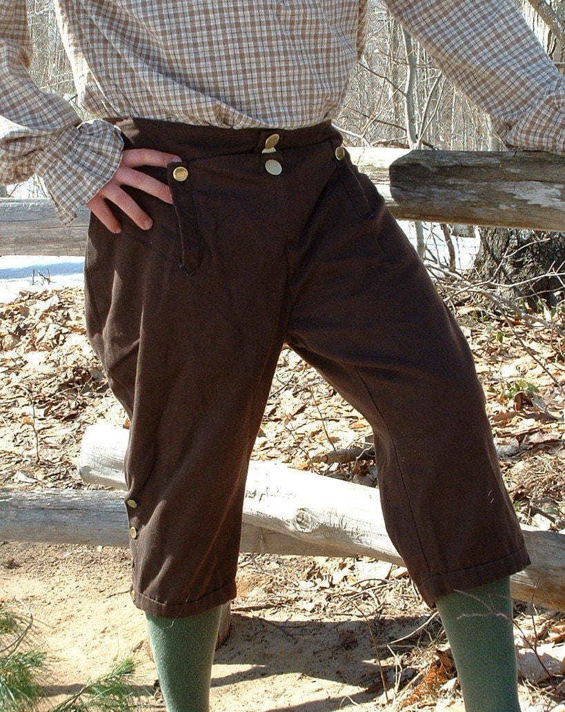 Men's Colonial Drop-front Breeches - Etsy