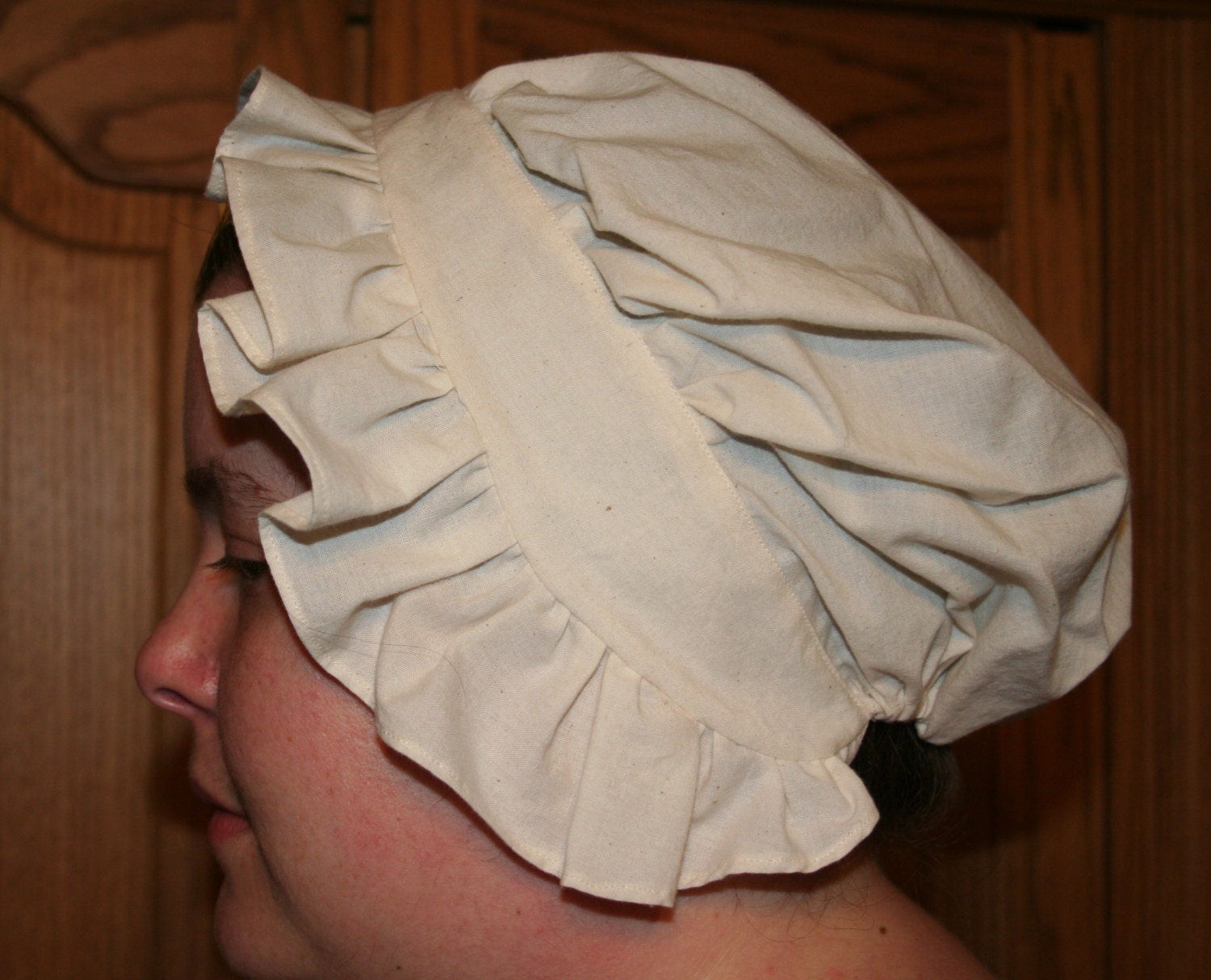 Woman's Ruffled Cap - Colonial - Etsy
