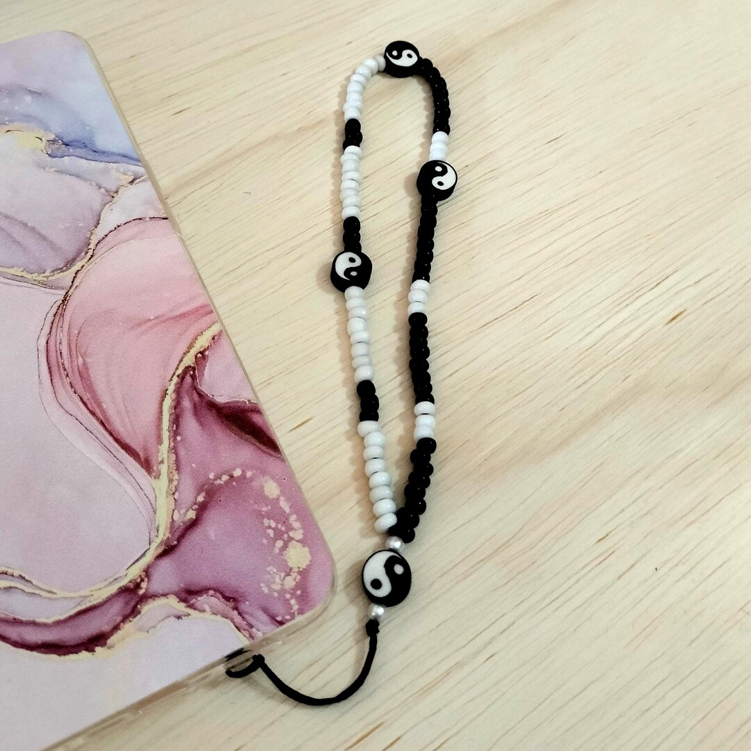 Yin Yang Phone Strap - Phone Strap - Keychain - Etsy