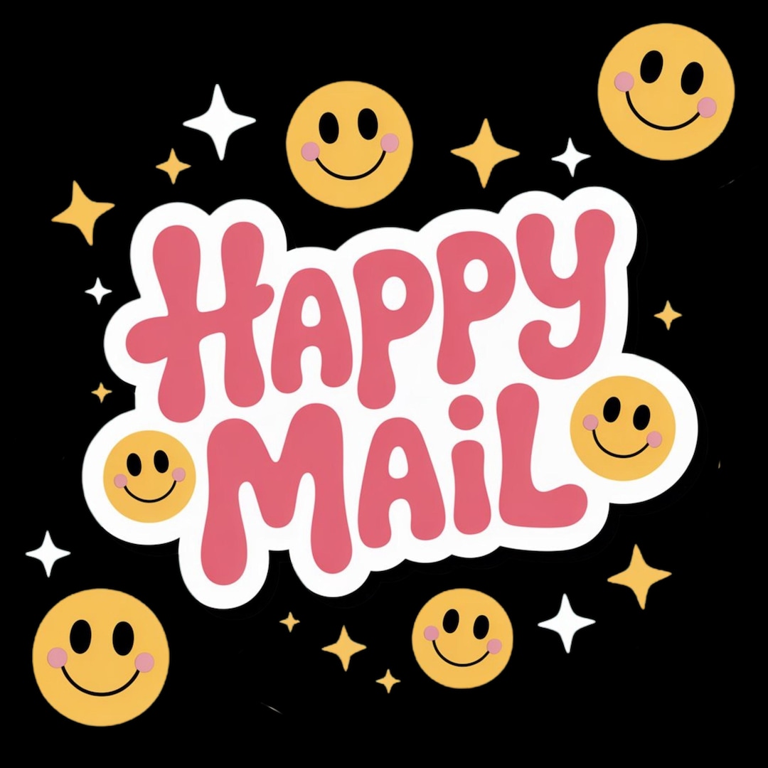 Happy Mail Svg | Small Business Svg | Svg Files for Cricut | Hand ...