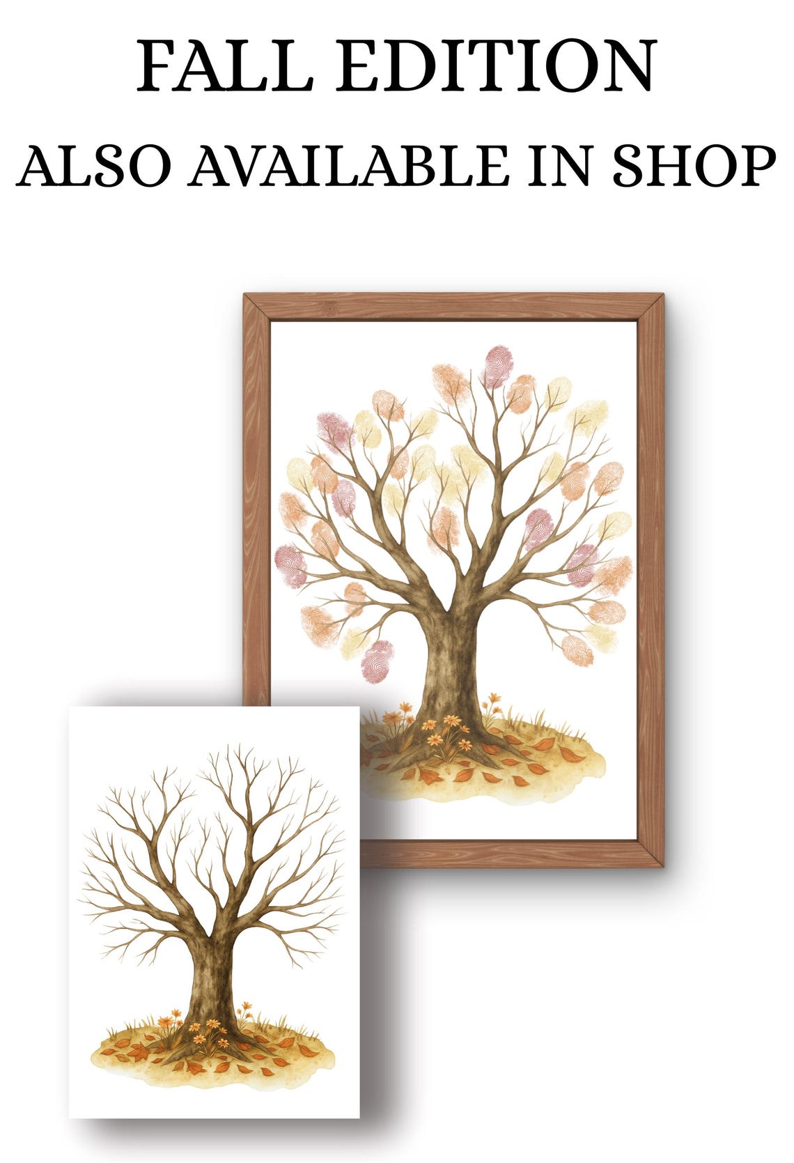 Fingerprint Family Tree | Instant Printable Digital Family Tree ...