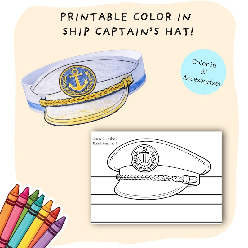 Kids Captains Hats - Etsy
