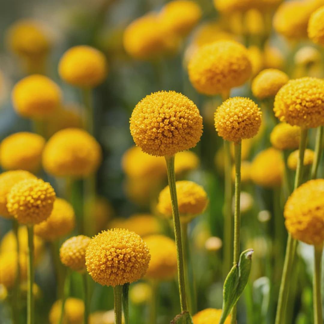 Billy Button Flower Seeds (50) | Craspedia Globosa | Yellow Drumstick ...
