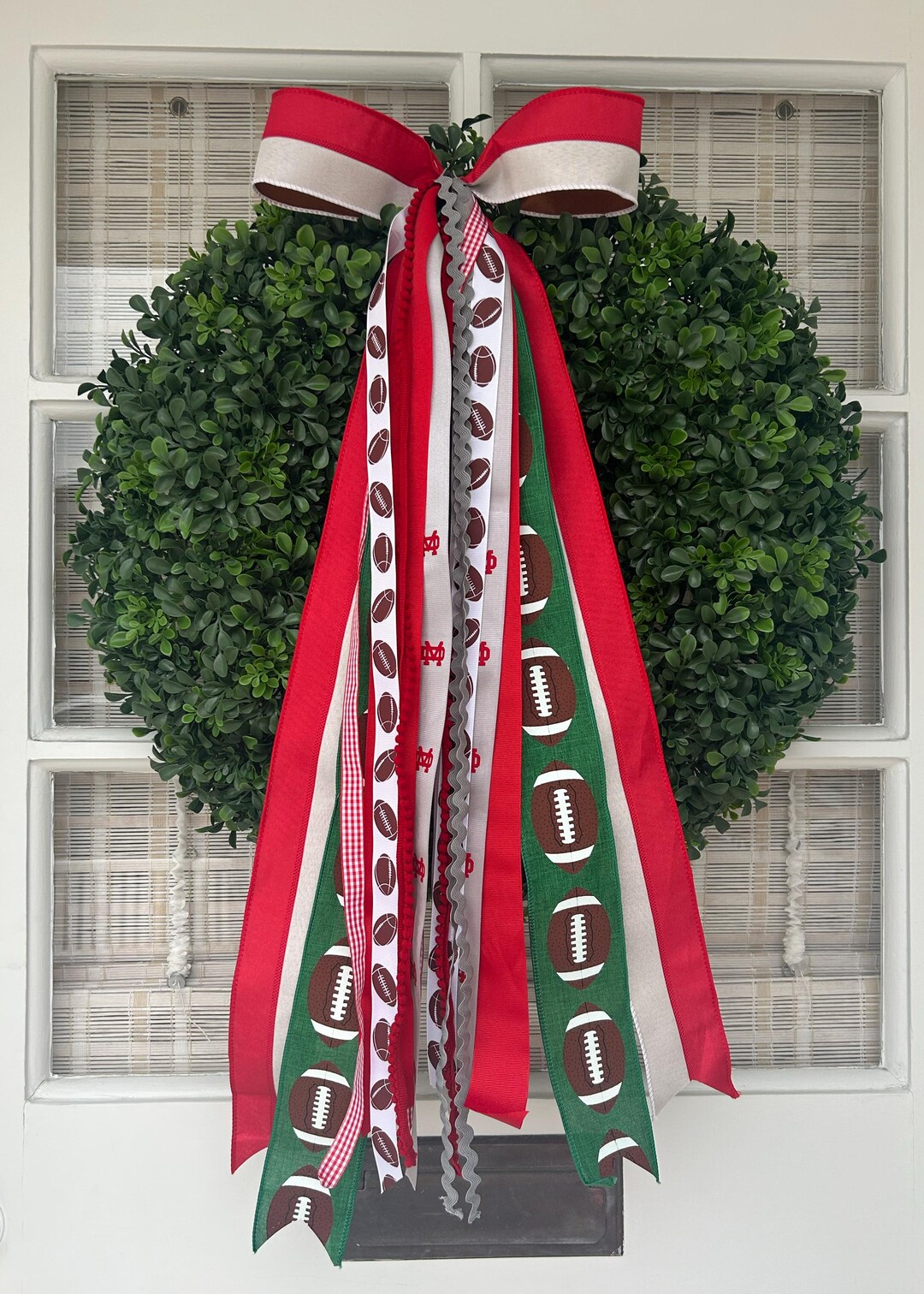 Mater Dei Rally Ribbon Wreath Bundle - Customize With Your Sport - Etsy
