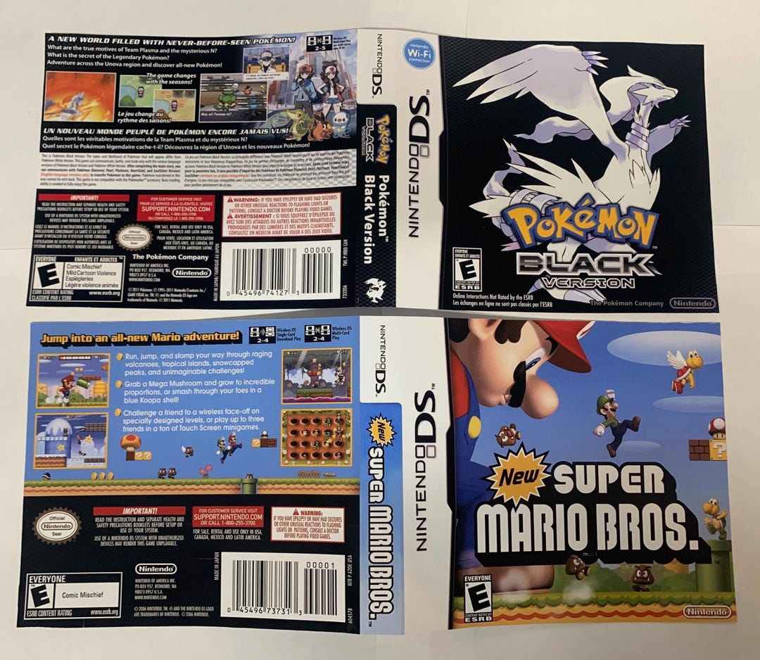 Nintendo DS/3DS Replacement Cover Art Box Art Covers - Etsy