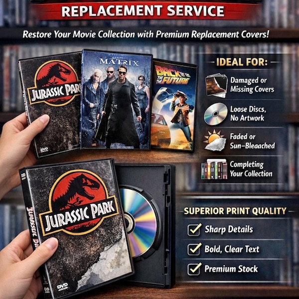 Dvd Sleeves - Etsy