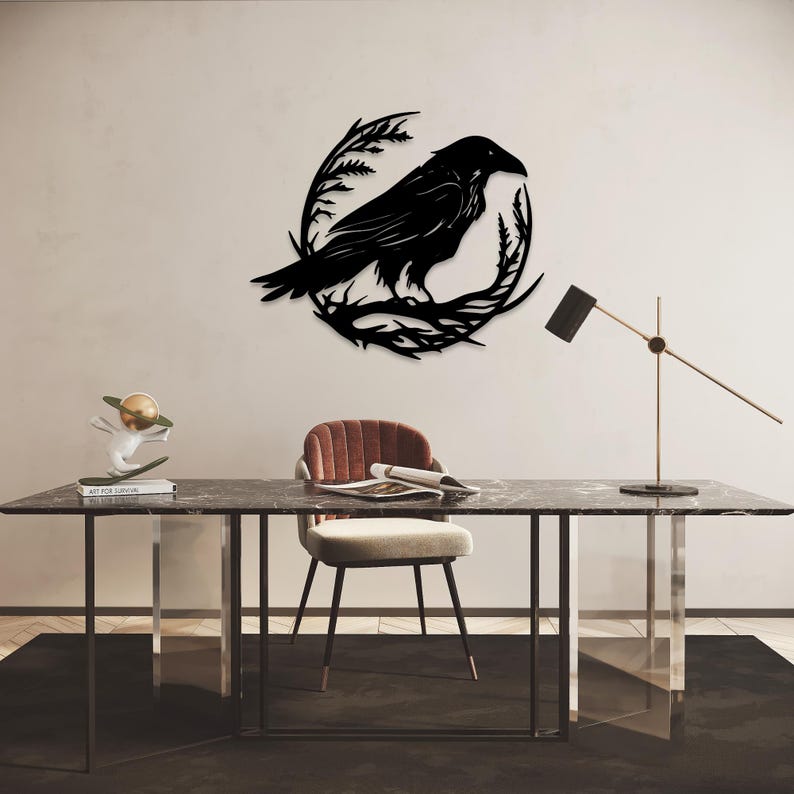 Crow Laser Cut Dxf Svg Dwg Ai Jpg Files | Crow Cnc Laser Cut Files ...