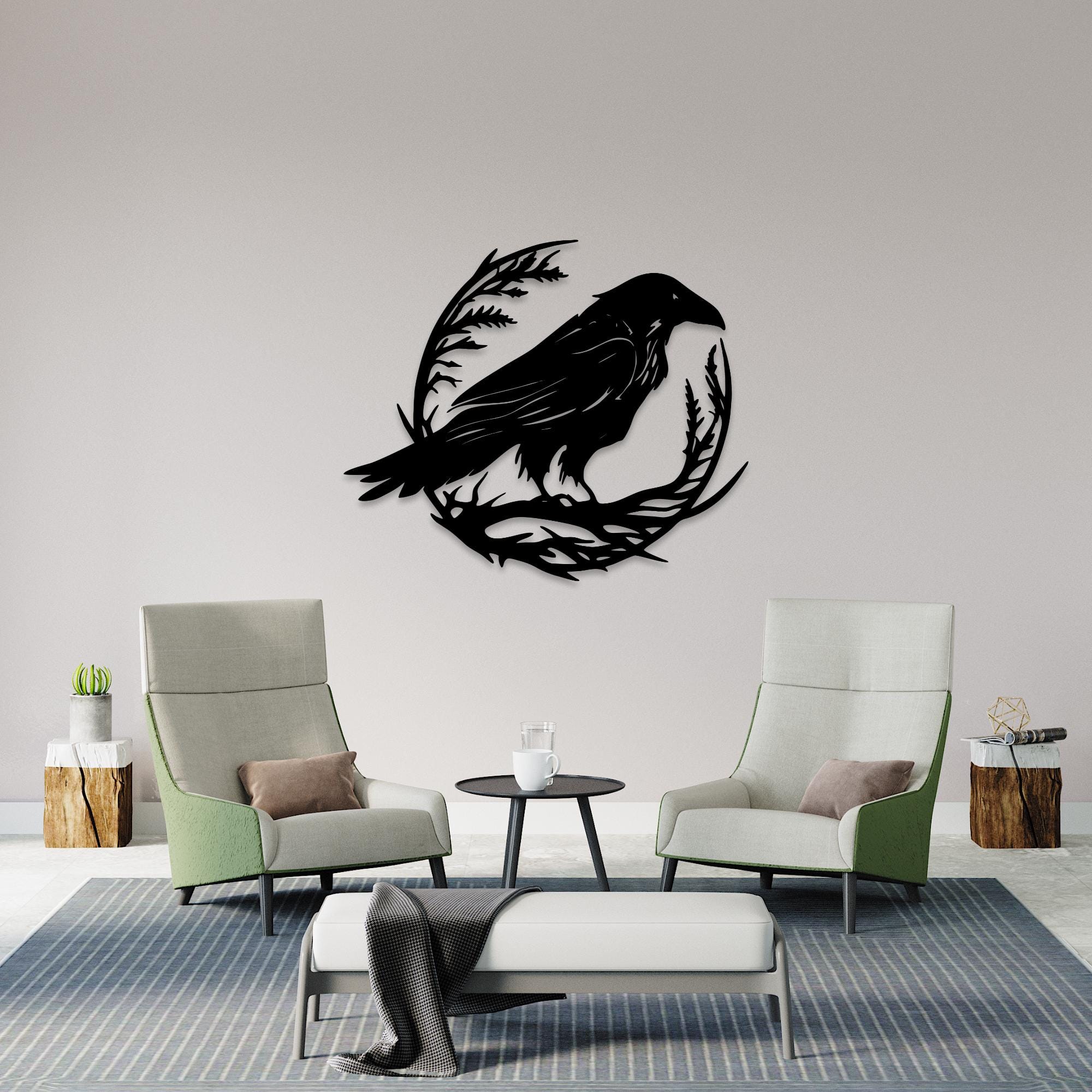 Crow Laser Cut Files | CNC Vector Art (digital Download) - Etsy