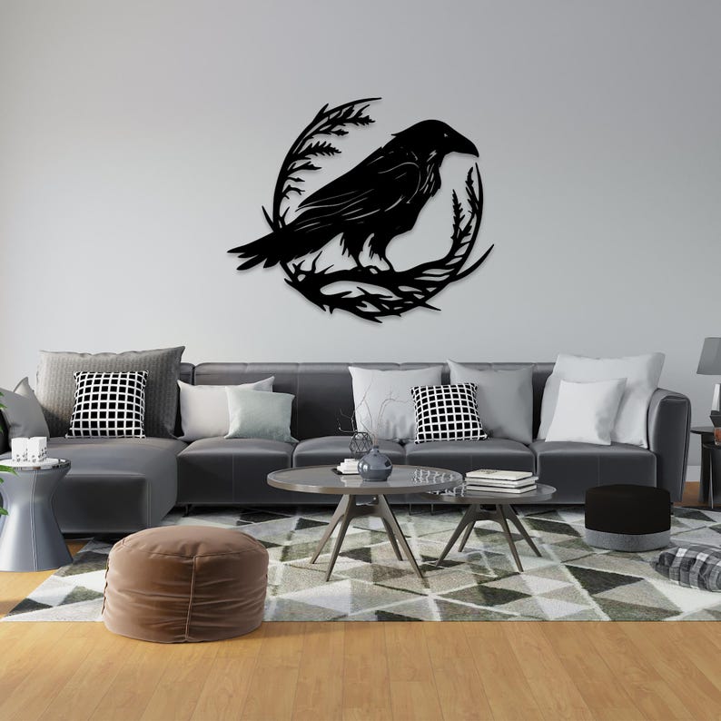 Crow Laser Cut Dxf Svg Dwg Ai Jpg Files | Crow Cnc Laser Cut Files ...