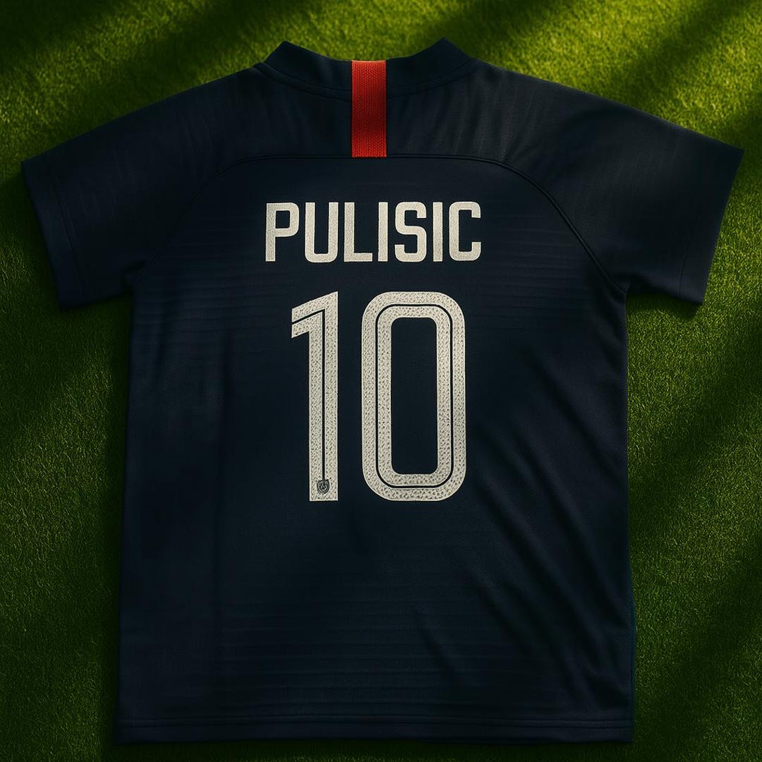 Pulisic Blue Retro Edition Football Kids Clothing Set - Etsy