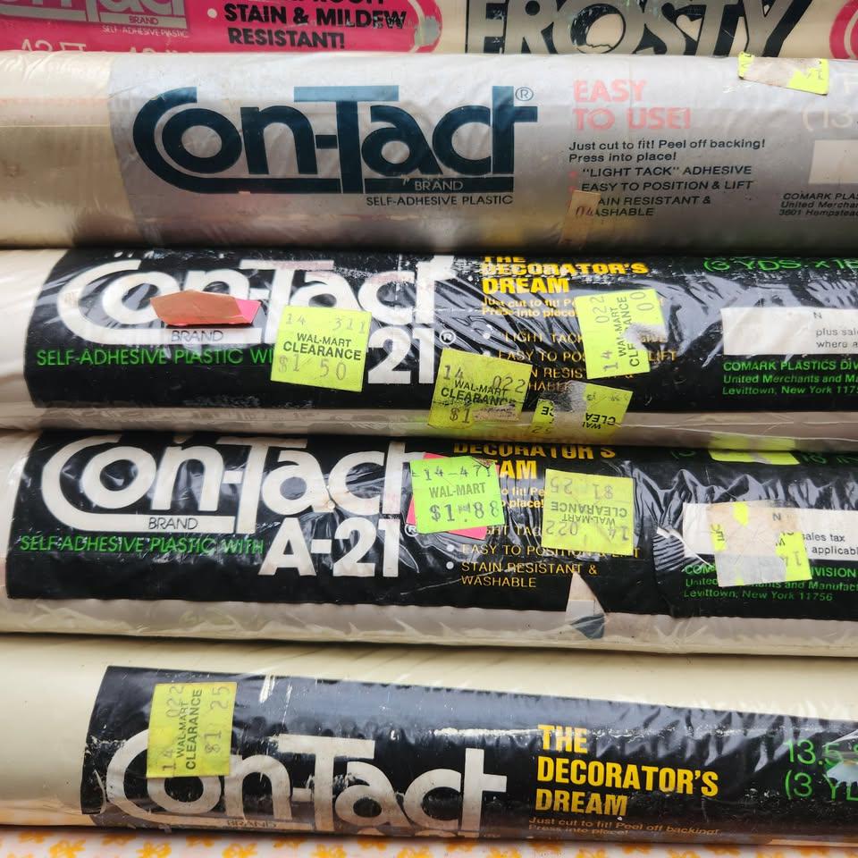 Lot of NOS Vintage Contact Paper Wallpaper Liner – Peel & Stick Retro ...