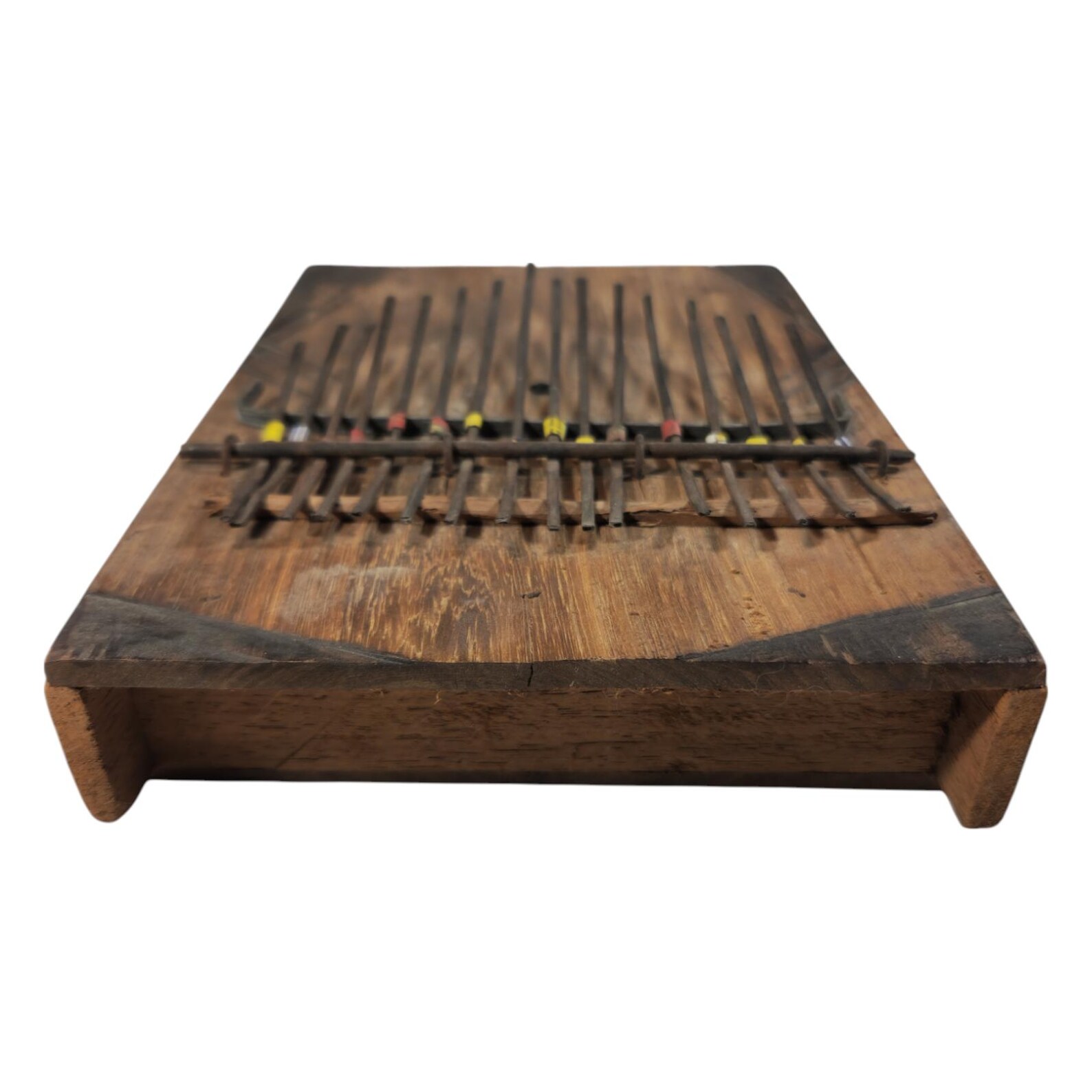 Vintage African Kalimba Thumb Piano – 1990s Handmade 16-key Kenya Folk ...