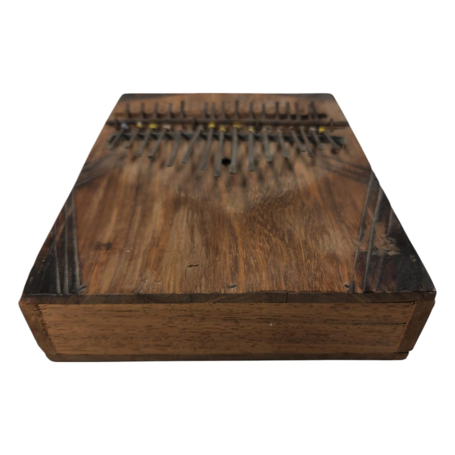 Vintage African Kalimba Thumb Piano – 1990s Handmade 16-key Kenya Folk ...