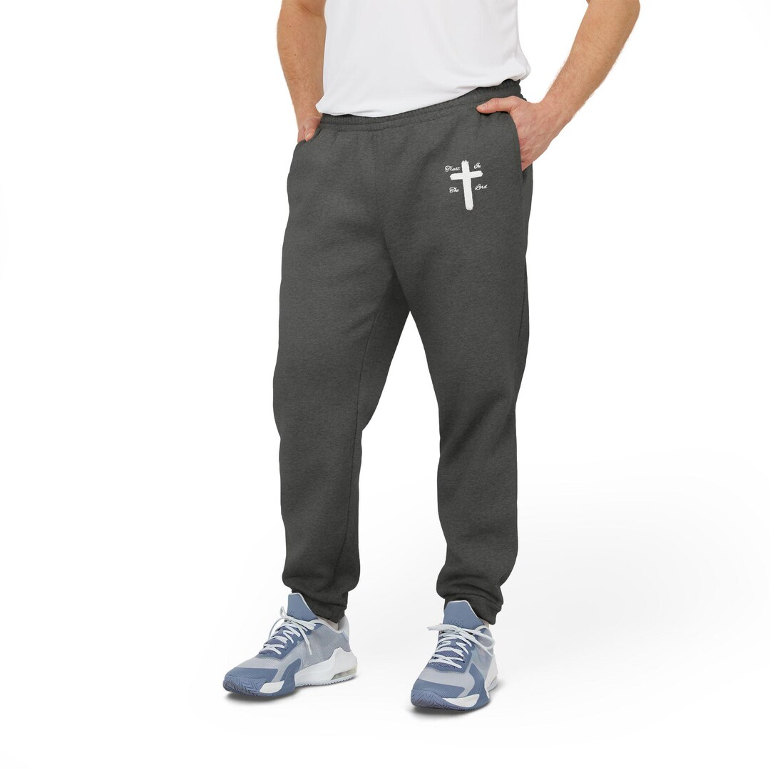 Religious Fleece Joggers, Christian Sweatpants, Inspirational Bible ...