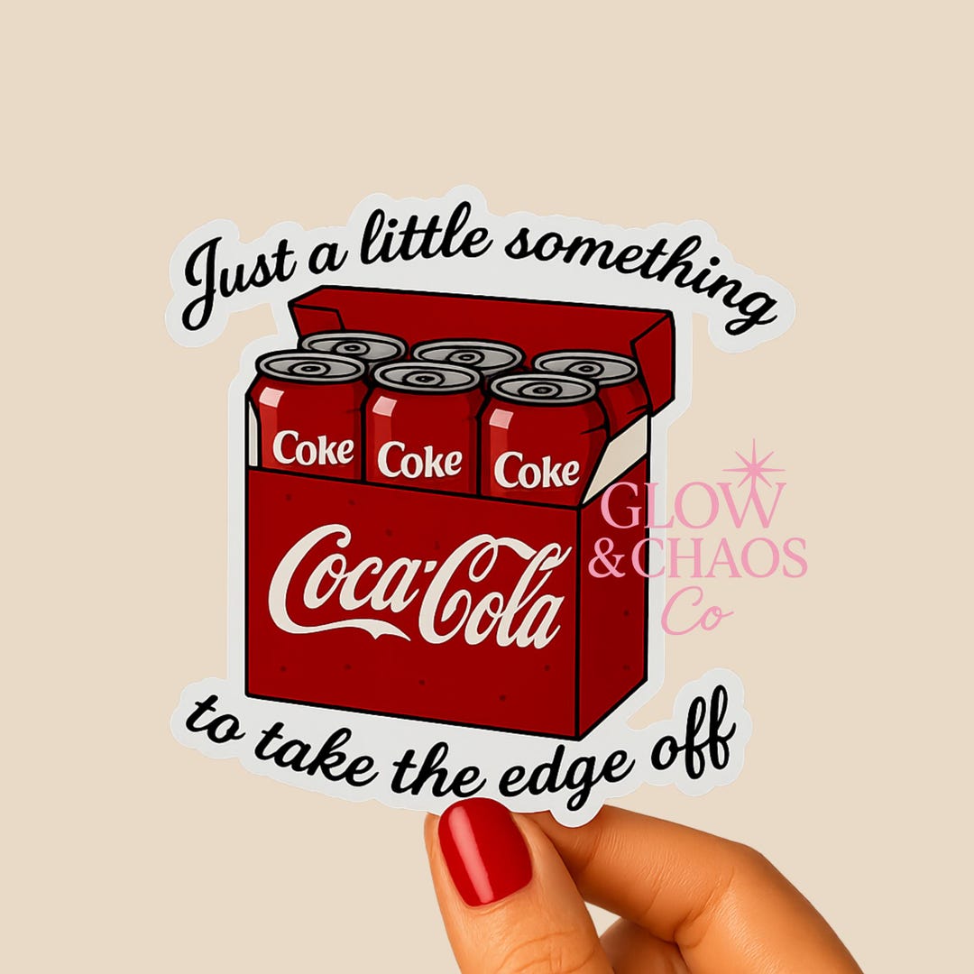 Coca Cola Sticker: Funny Glossy Waterproof Vinyl Decal - Etsy