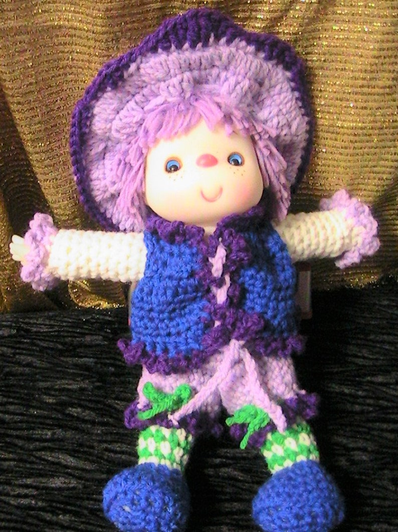 GRAPE JELLY Hand Crochet Doll With Accessories for Children 5 and Up - Etsy