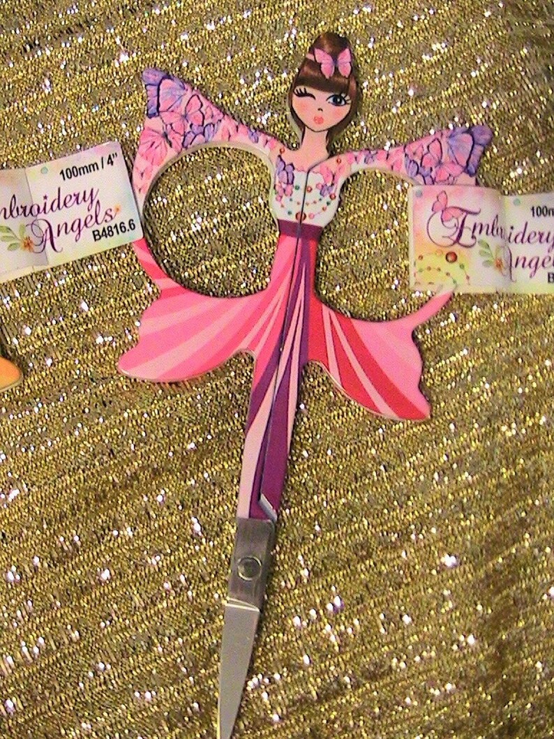 Pink Craftembroidery FAIRYANGEL SCISSORS 4 100mm - Etsy