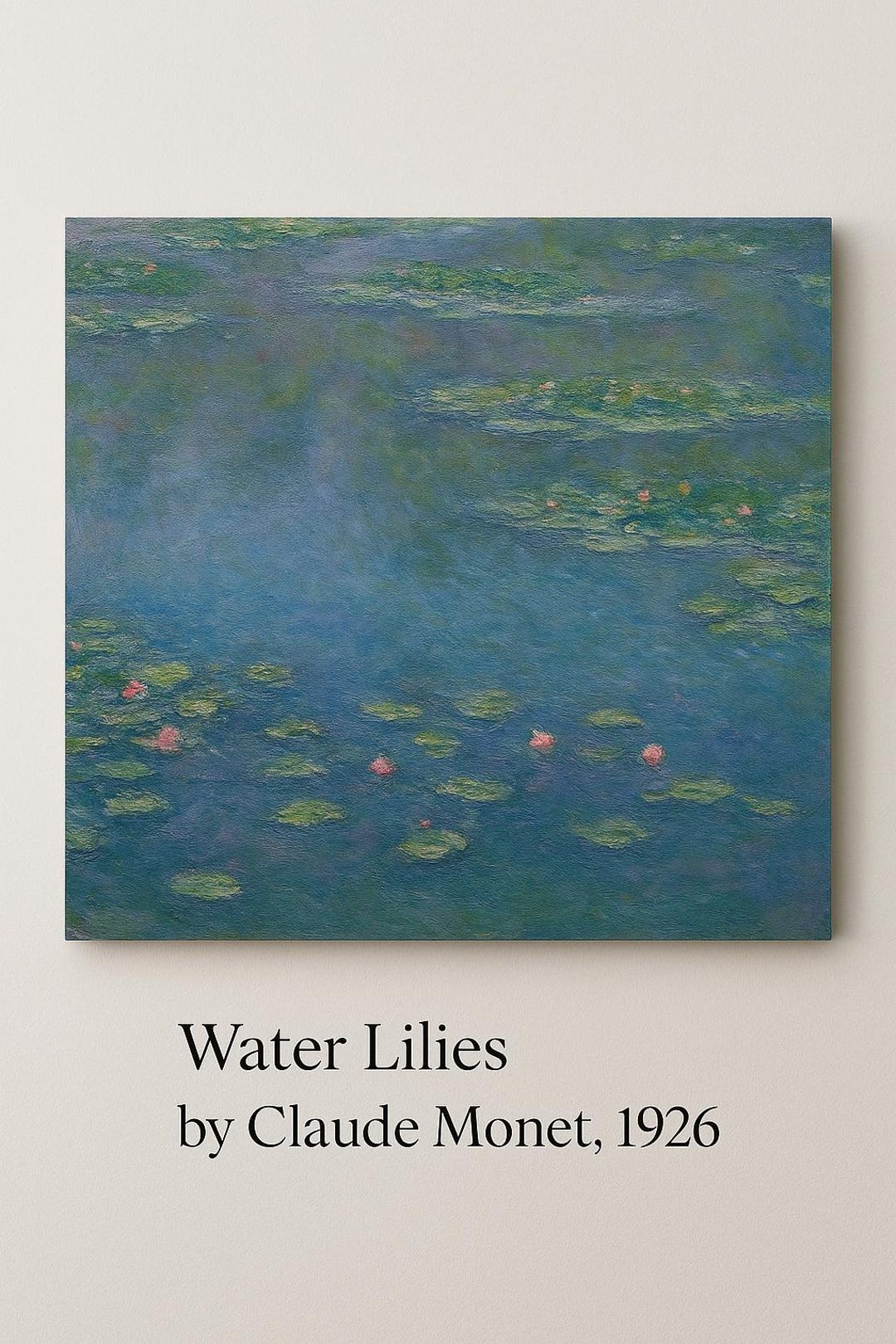 The Water Lilies - Claude Monet 1926 | Handmade Oil Reproduction ...