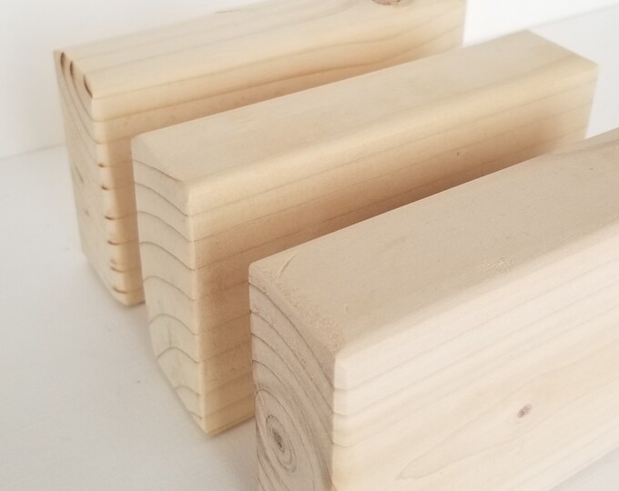 Unfinished Wood Blocks, Pine, Sanded - Etsy