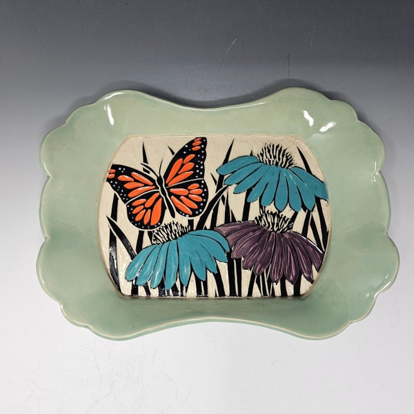 Sgraffito Pottery - Etsy