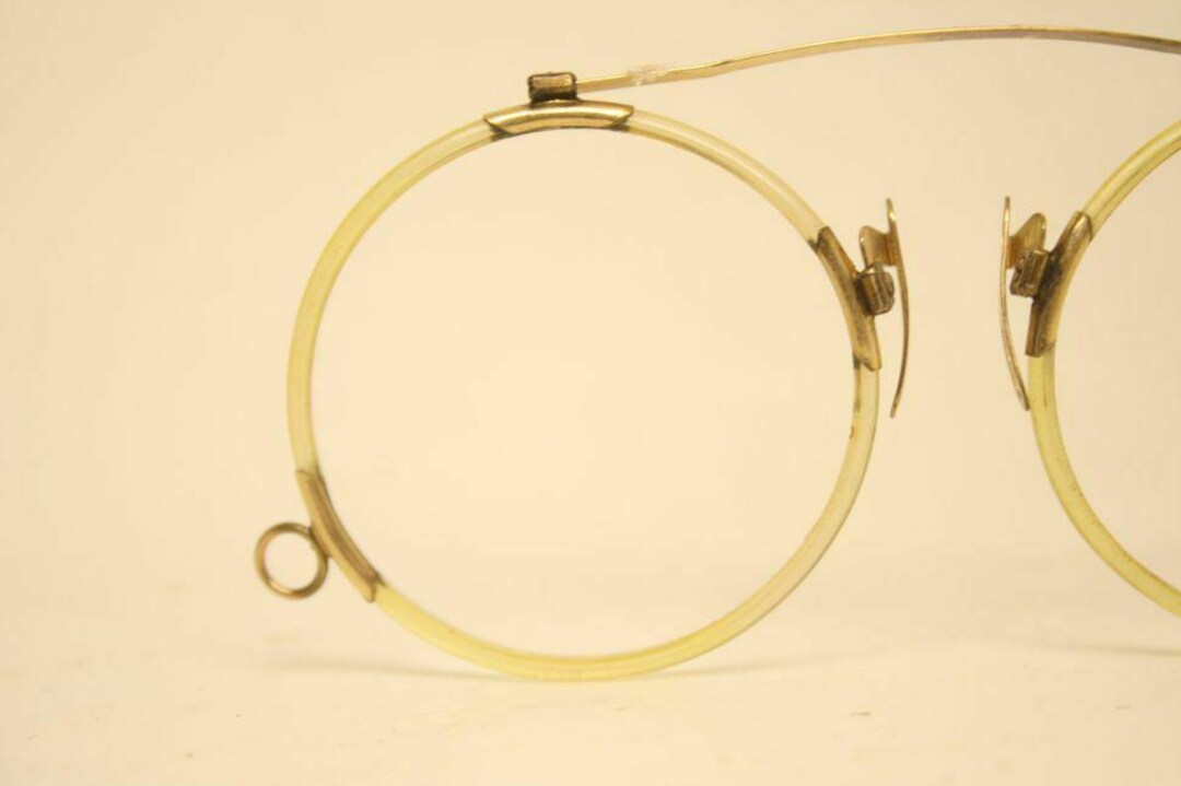 Vintage Oxford Pince Nez Eye Glasses Antique Tone Prince Eyeglasse - Etsy