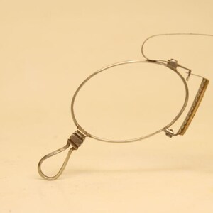 Spring Pince Nez Eyeglasses Antique Vintage Glasses Frames Spectacles ...