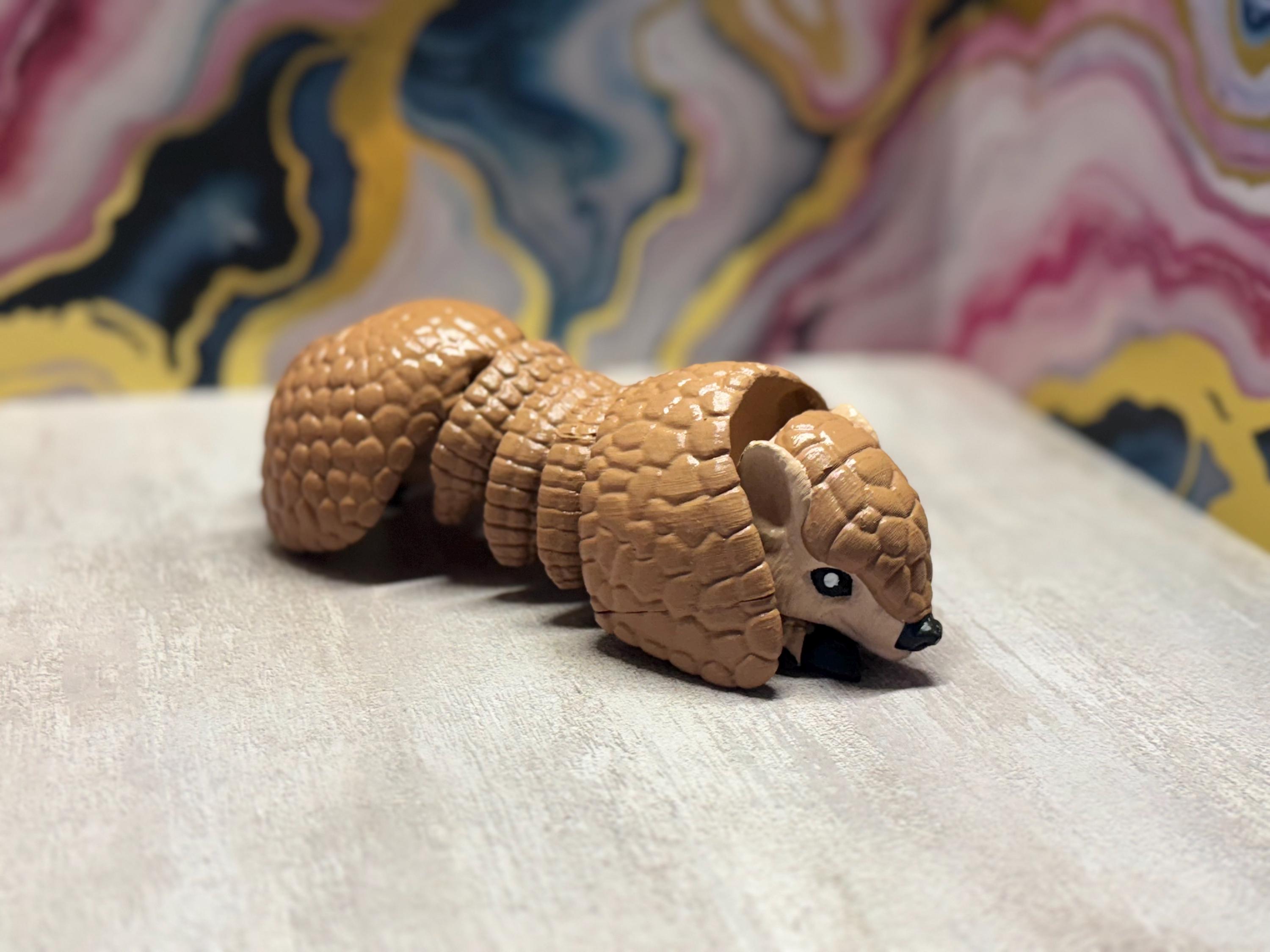 Flexi 3D Printed Armadillo - Etsy