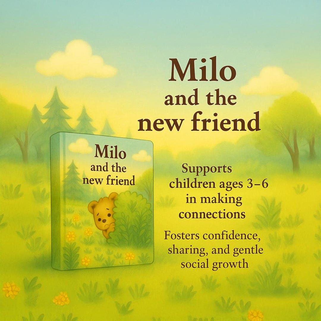 Milo and the New Friend, Digital Children’s Printable Storybook PDF ...