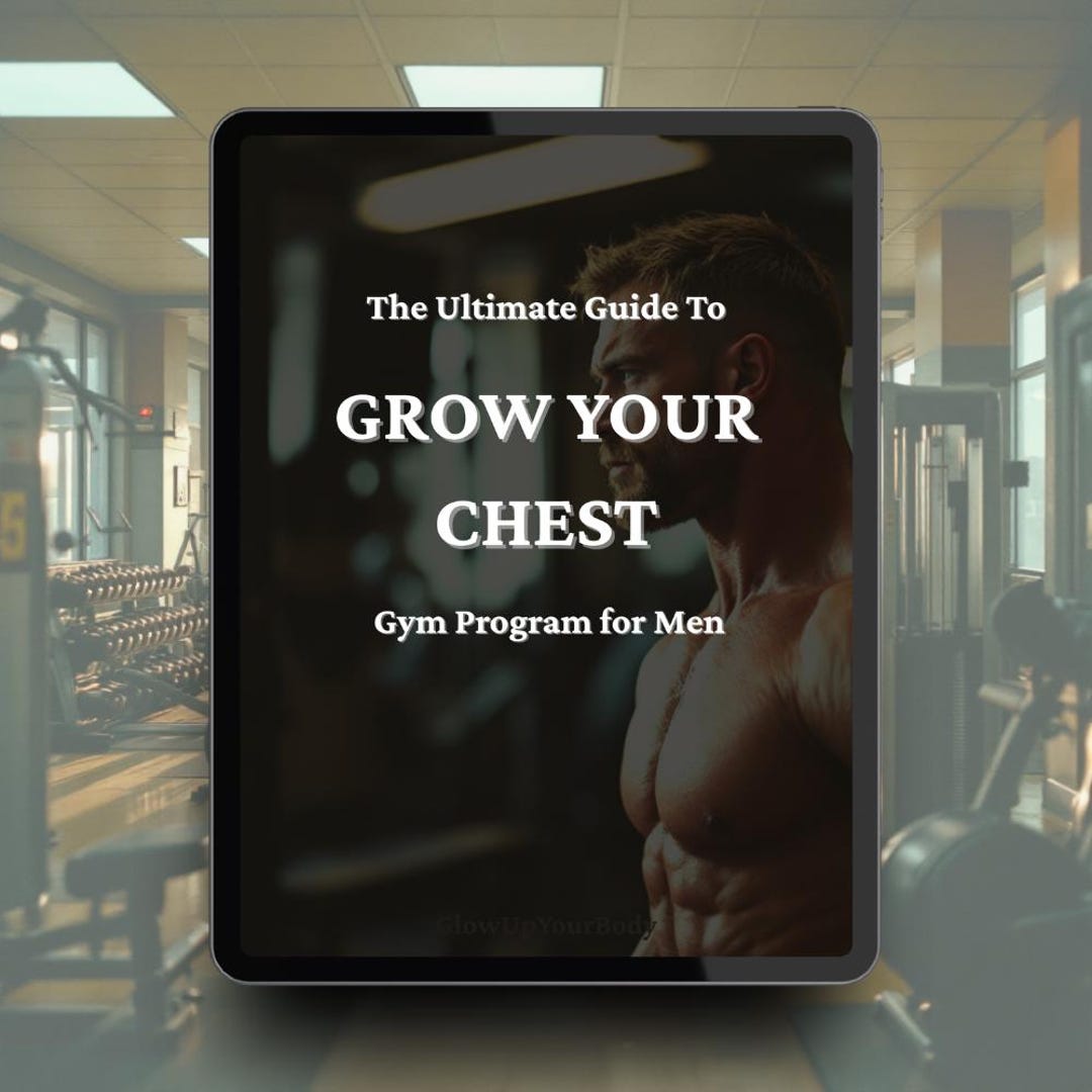 Chest Workout Plan for Men | 5-day Gym Program PDF | Build Bigger Pecs ...