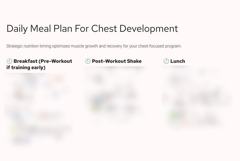 Chest Workout Plan for Men | 5-day Gym Program PDF | Build Bigger Pecs ...