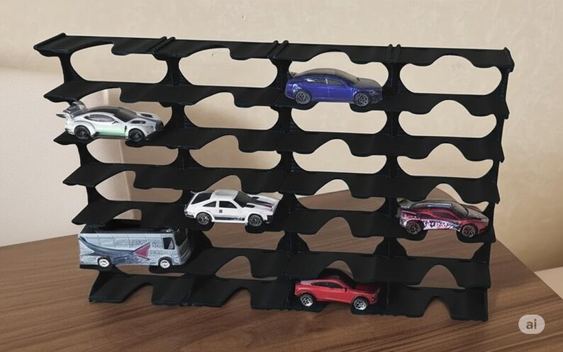 Stackable Hotwheels Minigt Toy Car Display Stand for 28 Cars - Etsy