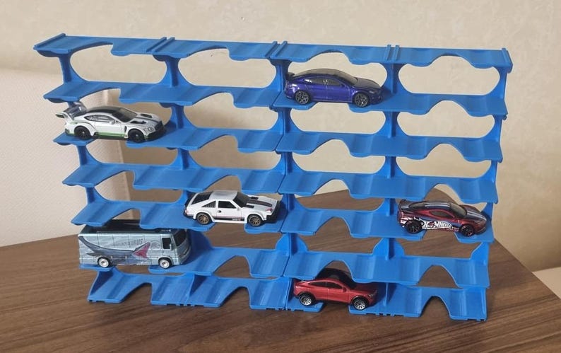 Stackable Hotwheels Minigt Toy Car Display Stand for 28 Cars - Etsy