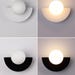 Minimalist Half Moon Wall Sconce, Modern LED Accent Light, Colorful ...
