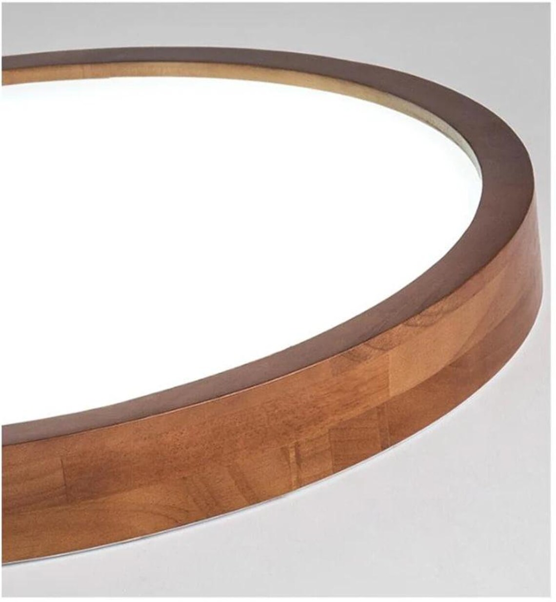 Minimalist Wooden LED Ceiling Lamp, Ultra-thin Modern Flush Mount Light ...