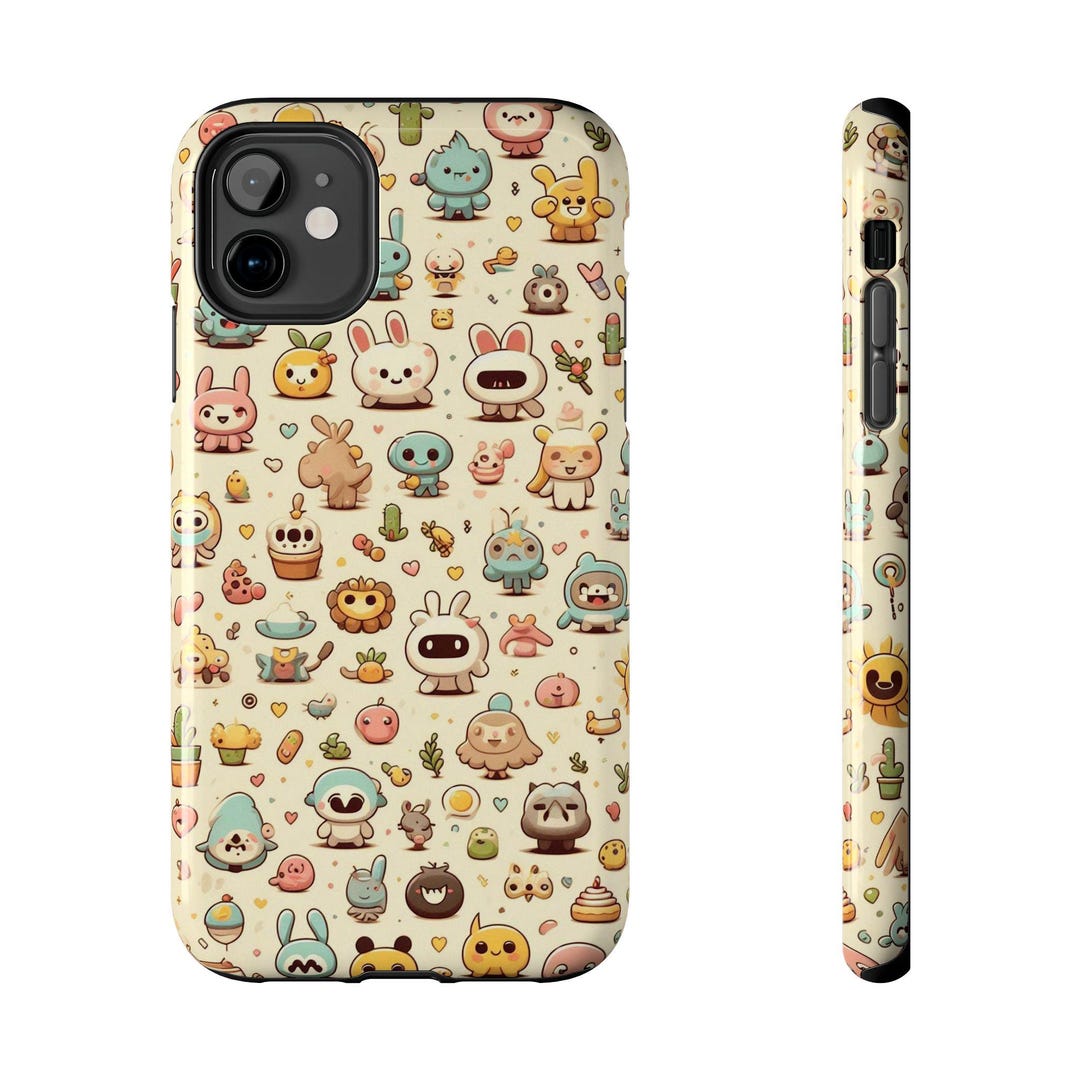 Kawaii Cartoon Character Phone Case – Durable, Protective - Etsy