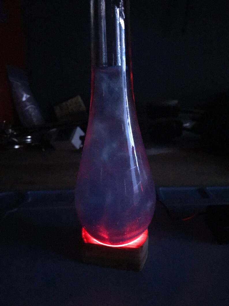 Swirling Blue Potion Bottle Light - Etsy