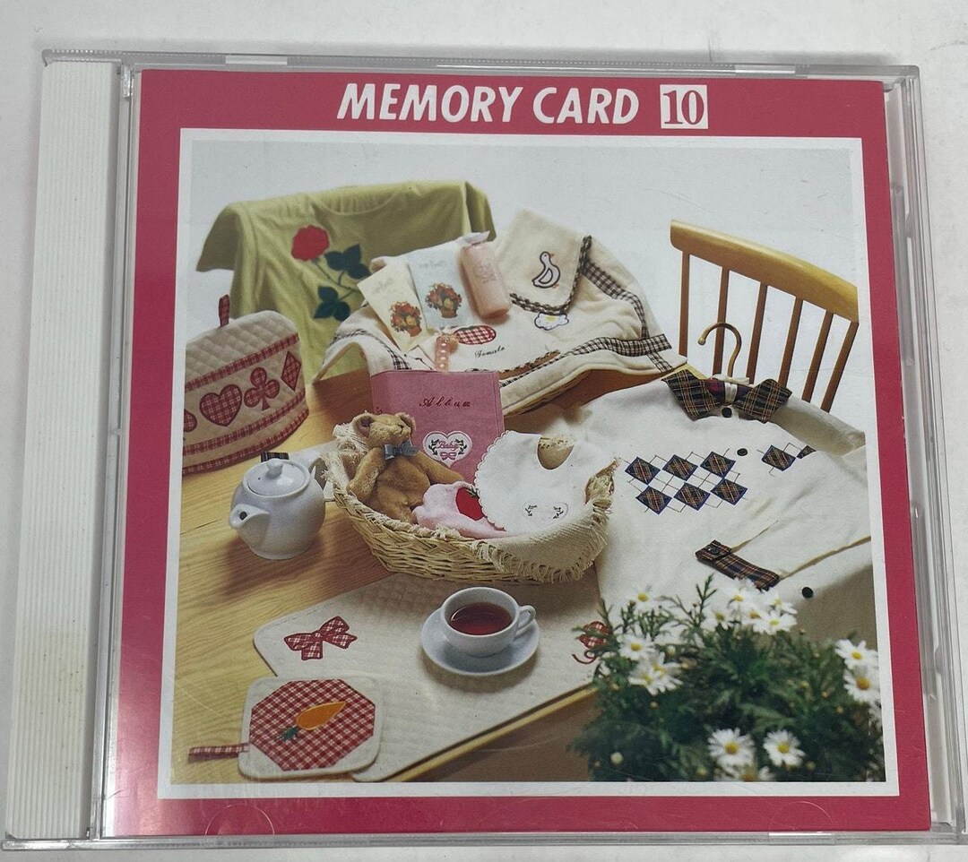 Janome Memory Card 10 Appliqué Series 1992 for Janome 8000 Includes ...