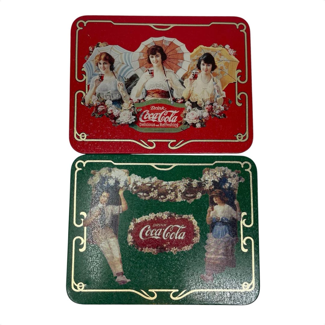 Coca-cola Vintage Reproduction Signs by Bristolware 1994 Licensed Set ...