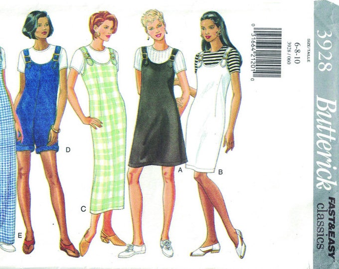 Butterick 3928 Sewing Pattern, Vintage 1995,uncut and Complete,jumper ...