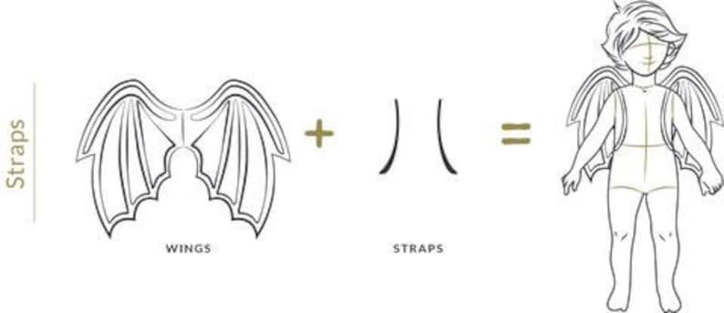 Dragon Wings Large Digital PDF Pattern Video Class - Etsy