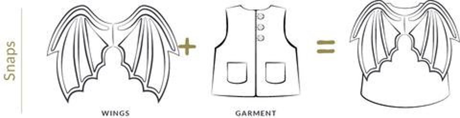 Dragon Wings Large Digital PDF Pattern Video Class - Etsy