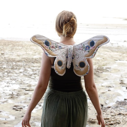 Luna Moth Wings Small & Medium Digital PDF Pattern Video - Etsy