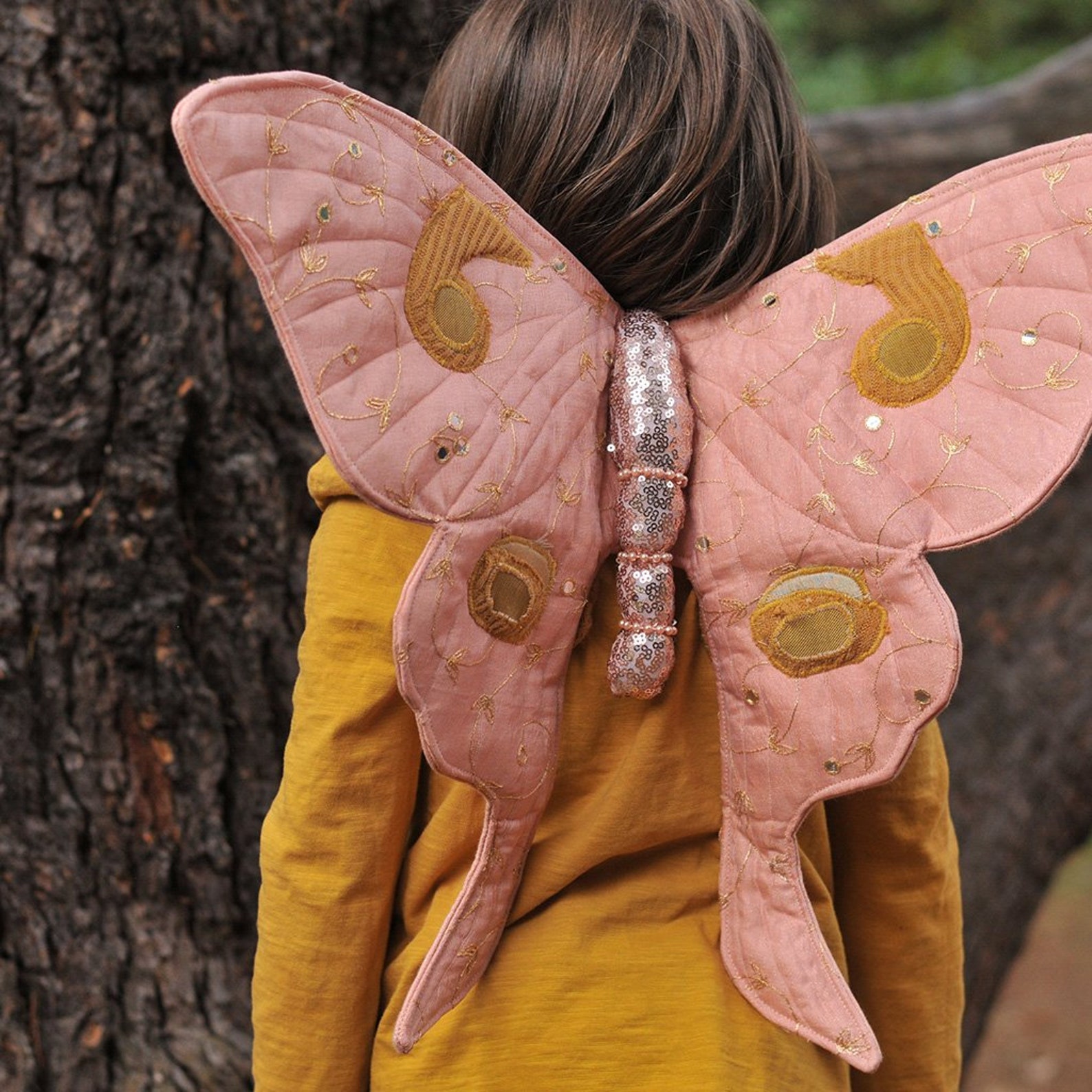 Luna Moth Wings - Small & Medium - Digital PDF Sewing Pattern + Video ...