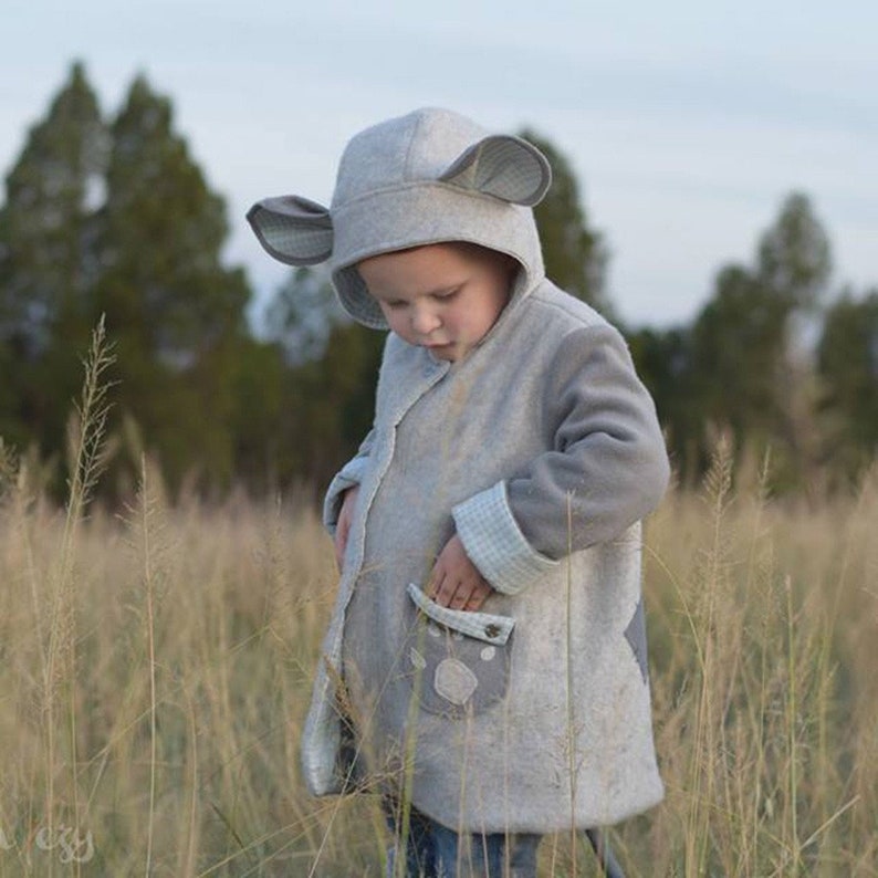 Animal Coat Child Digital PDF Pattern - Etsy