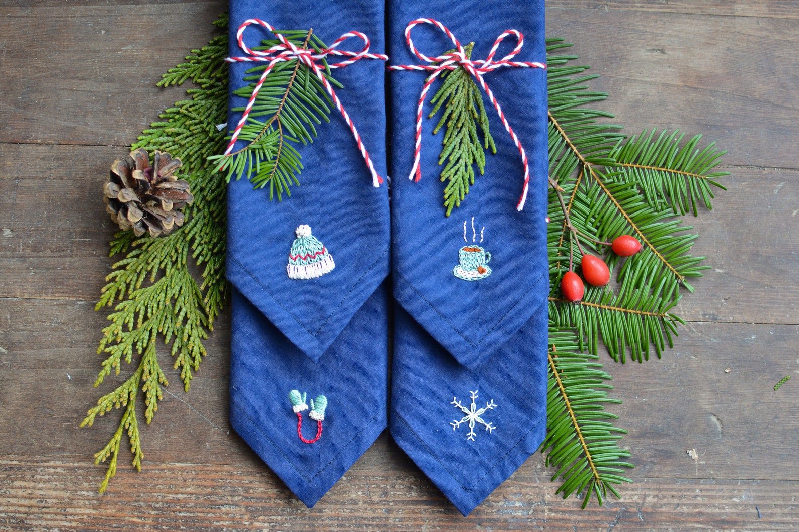 Christmas Mini Embroideries - Northern - Digital PDF Sewing Pattern ...