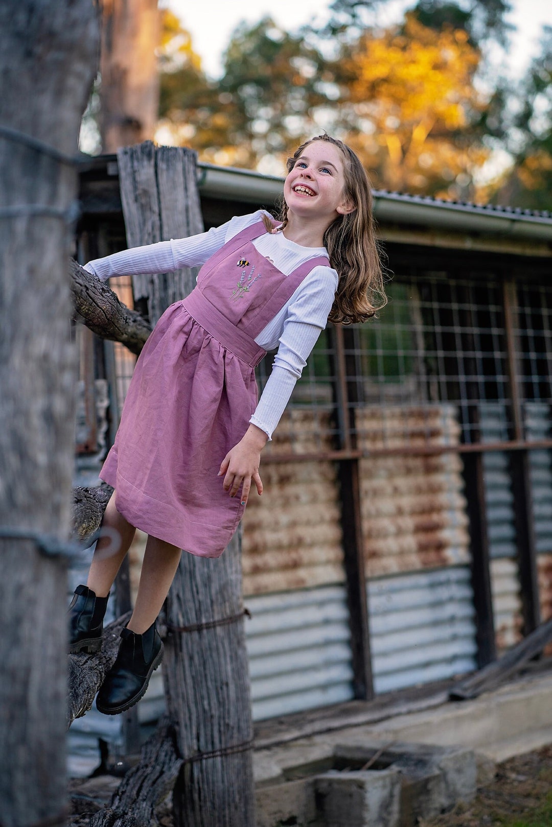 Wildflower Pinafore - Child - Digital PDF Sewing Pattern + Video Class ...