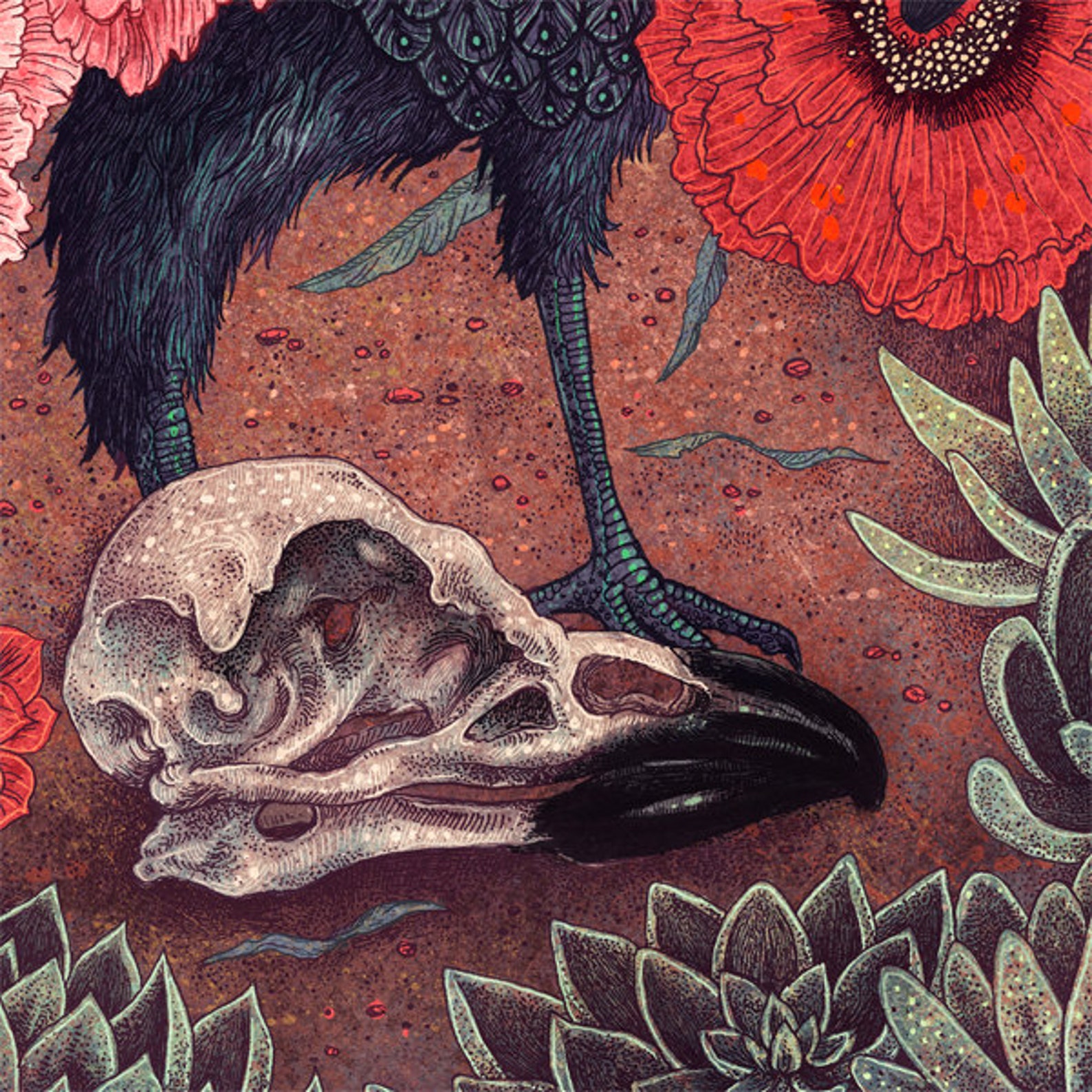 Crow Effigy 8x10" Print - Etsy UK